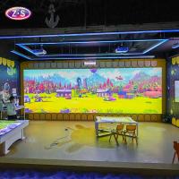 China Immersive Play Drawing Alive Interactive Wall Games 10 Scenes AR Painting for sale