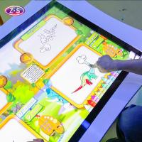 China Theme Park Digital Play Area Using Interactive Coloring Wall for Teen Appeal for sale