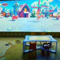 China 5200lm Laser Display Interactive Digital Painting Wall Game AR Drawing System for sale