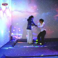 China Immersive Trampoline  Projection Radar Sensing Jump Platform With Dynamic Star Effects for sale