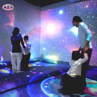 China Immersive Trampoline Game Stunning Full HD Cosmic Environment For Active Play for sale
