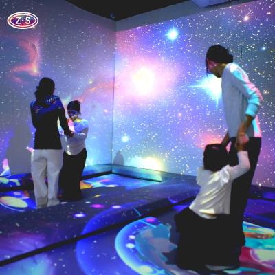 China Immersive Trampoline Game Stunning Full HD Cosmic Environment For Active Play for sale