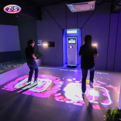 China Revenue Generating Mobile Interactive Floor Projection System for Public Venues for sale