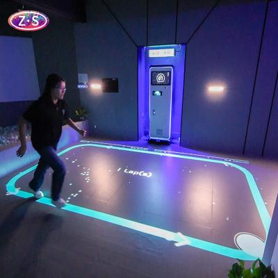 China Mobile Interactive Floor Immersive Sports Experience Projection For Sports Events for sale