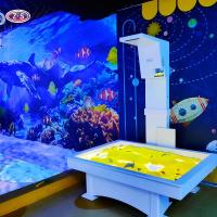 China Interactive Topographic Sandbox Dynamic Sand Mapping Table for Public Events for sale