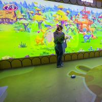 China Immersive AR Drawing Interactive Wall with 10+ In-House Game Themes for Rotation for sale