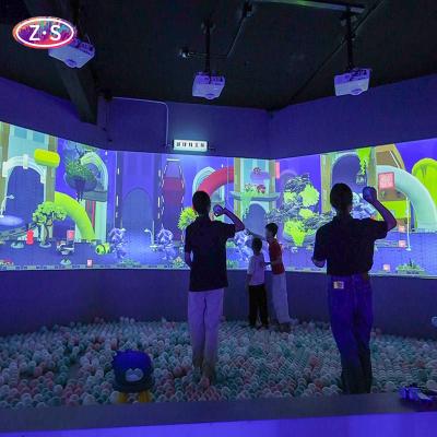 China Laser Interactive System Immersive Large Screen Wall Projection Games For Venues for sale