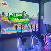China Smart Fitness Equipment AR Interactive Spin Bike Realistic Terrain Simulation for sale