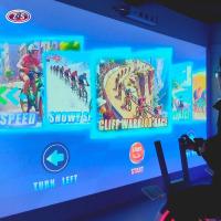 China Large Scale Wall Projection Cycling Attraction AR Bicycle Simulaton for Malls for sale