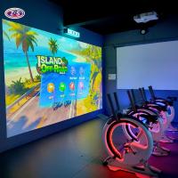 China Immersive Wall Projection City Speed Race AR Bicycle Simulator System for sale