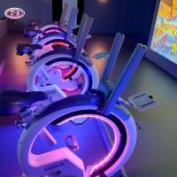 China Commercial Interactive Fitness System Featuring Indoor AR Bike Race For Venues for sale