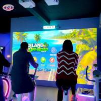 China Commercial Indoor Game Projection Solution AR Bike Race For Entertainment Venues for sale