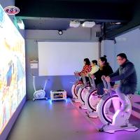 China Commercial Indoor Game Projection Solution AR Bike Race For Entertainment Venues for sale