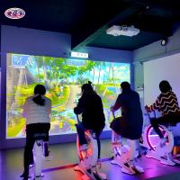 China Indoor Sports Training Platform Interactive Bike Simulator For Recreation Facilities for sale