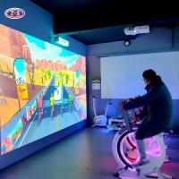 China High Definition Gym Trainer AR Interactive Spin Bike Smart Cycling Workout for sale
