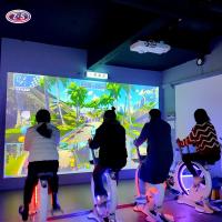 China Innovative Fitness Trainer AR Interactive Spin Bike Smart Race Cycling System for sale