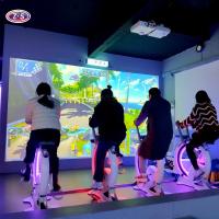 China Multiplayer Indoor Cycling Trainer AR Interactive Spin Bike Immersive Fitness Bicycle for sale