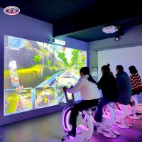 China Smart Fitness Equipment AR Interactive Spin Bike Realistic Terrain Simulation for sale