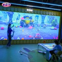 China Large Wall Display Interactive Digital Drawing AR Sketch Projection For Team Building for sale