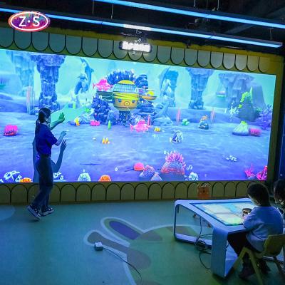 China Large Wall Display Interactive Digital Drawing AR Sketch Projection For Team Building for sale