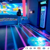 China All In One Dynamic Fitness Game System Mobile Floor Projector For Commercial Center for sale