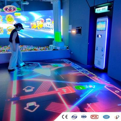 China Motion Sensing Fitness Gaming Solution Mobile Floor Projector For Children's Museums for sale