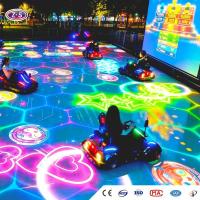 China Real Time Score Arena Immersive Go Karting Projection Game Multiplayer Competition for sale