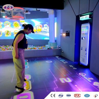 China High Sensitivity Mobile interactive floor projector Supporting Two Player Battles for sale