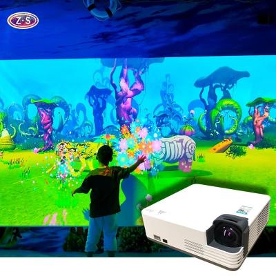 China Science Center Floor Game Featuring Interactive Coloring Wall for Active Learning for sale