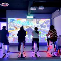 China High Traffic Turnkey Solution Fitness Attraction Platform Indoor AR Bike Race Gameplay for sale