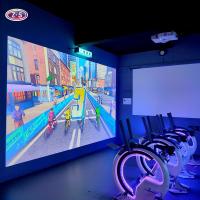 China Fitness Cycling Projection Entertainment Equipment Indoor AR Bike Race Solution for sale