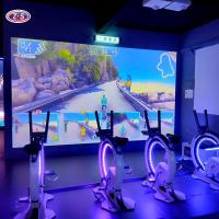 China Customizable & Modular Design Gym Cardio Solution Indoor AR Bike Race System for sale