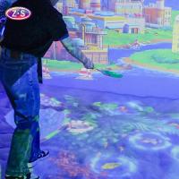 China AR Beach Interactive Games Player Exploration In Ocean Adventure Scenario for sale