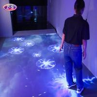 China Mobile Floor Projector Interactive System Real Time Data Display For Kids Fun Lounge for sale