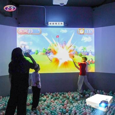 China Multi Ball Projection Game Tank Battle Theme Commercial Districts Attraction for sale