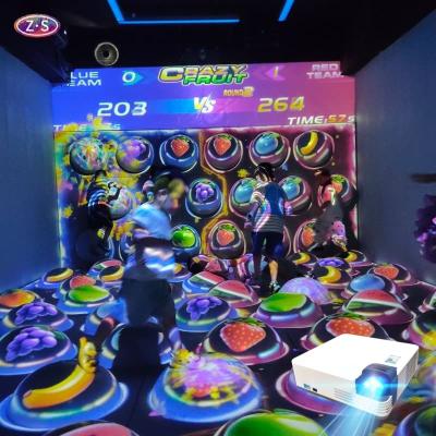 China Commercial Kids Attraction Immersive Jumping Sphere Interactive Projection Games for sale