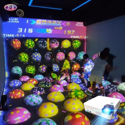 China Interactive Projection Games Immersive Jumping Sphere for Theme Park Attractions for sale