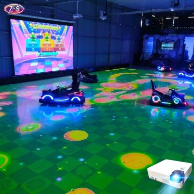 China Family Entertainment Center Interactive Go Kart Projection with Immersive Racing Games for sale