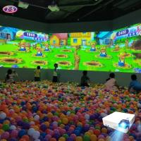 China Family Entertainment Ball Throw Projection Game with Motion Tracking and Scoring for sale
