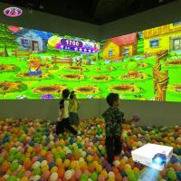 China Fun Interactive Ball Throw Projection Game for Kids Indoor Soft Play Area for sale