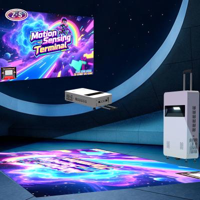 China Wall and Floor Projection Suitcase with Motion Sensing Games for Entertainment for sale