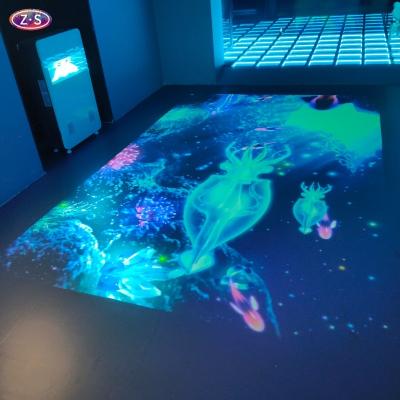 China Interactive Wall and Floor Projection Game Suitcase for Malls and Entertainment for sale