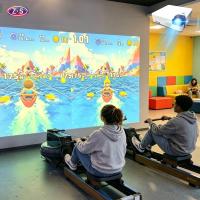 China Digital Sports Interactive Rowing Simulator with Live Distance and Speed Displays for sale