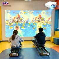 China Real Time Racing Interactive Projection Rowing Experience with Motion Based Game Control for sale
