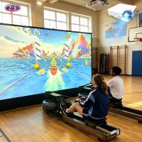 China Advanced Tracking Interactive Rowing Equipment with Dynamic Projection Effects for sale