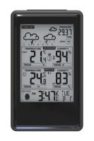 China Professional Weather Station with Indoor/Outdoor Humidity Monitoring - 86x145x30mm Display, Supports 3 Wireless Sensors for sale