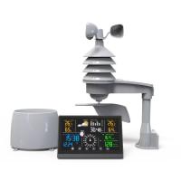 China ABS Wireless Weather Station YT60160 with Anemometer, Rain Gauge and Radio Controlled Clock for sale
