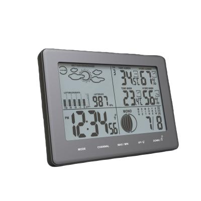 China YT60201 Compact Weather Station with Indoor/Outdoor Temperature, Humidity & Barometer - 158×119×25mm, 0.1℃ Resolution for sale