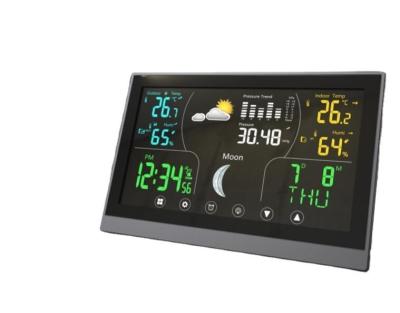 China 5V 3A Wireless Weather Station with Pressure Sensor - 19.16cm Digital Thermometer and Barometer for sale