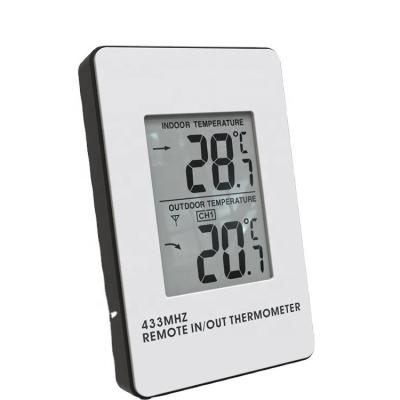 China 433MHz Wireless Weather Station Indoor Outdoor Thermometer Wall Mount Freestanding 30m Range for sale